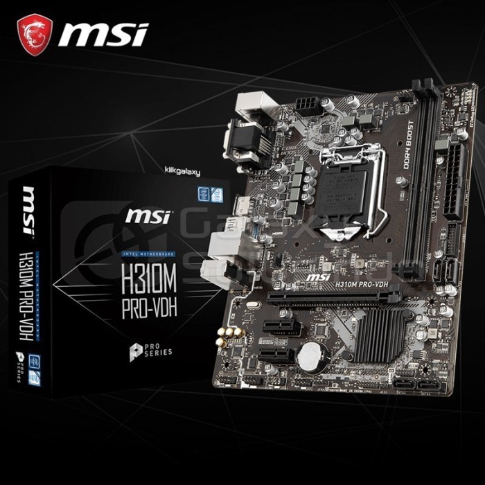 Jual Msi H310M Pro-Vdh Intel A 1151 H310 Ddr4 Motoard Coffeelake | Shopee Indonesia