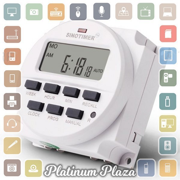Jual Sinotimer Programmable Timer Switch Relay Countdown Time`22ox3u