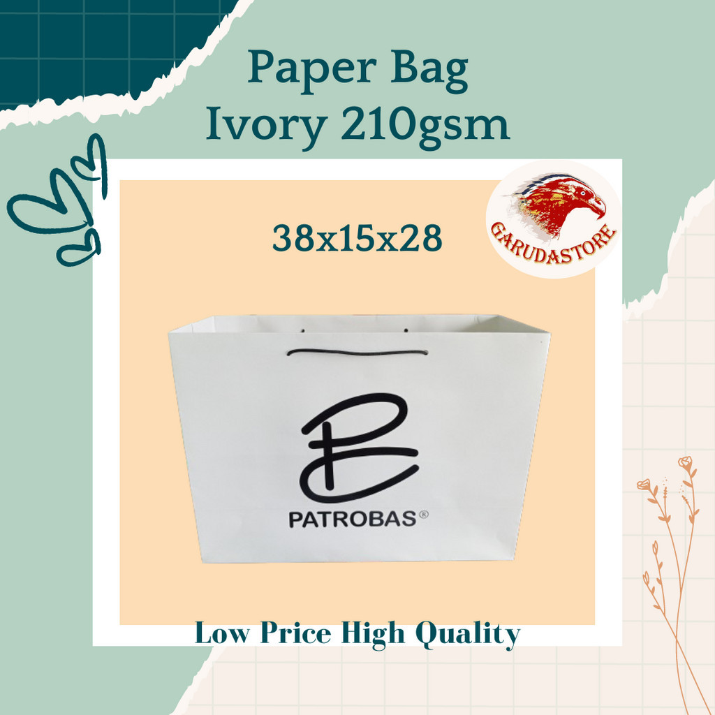 Jual Custom Paper Bag , Paperbag Patrobas , Paperbag Sepatu , Tas Dus ...