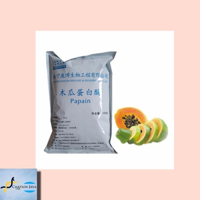 Jual Ready Enzim Papain 1 KG Enzim Pepaya 1KG/ 1000 gr Enzyme Papain ...