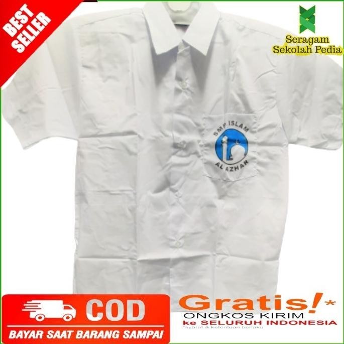 Jual Seragam Sekolah Smp Al Azhar Model Hem Putih Lengan Pendek ...