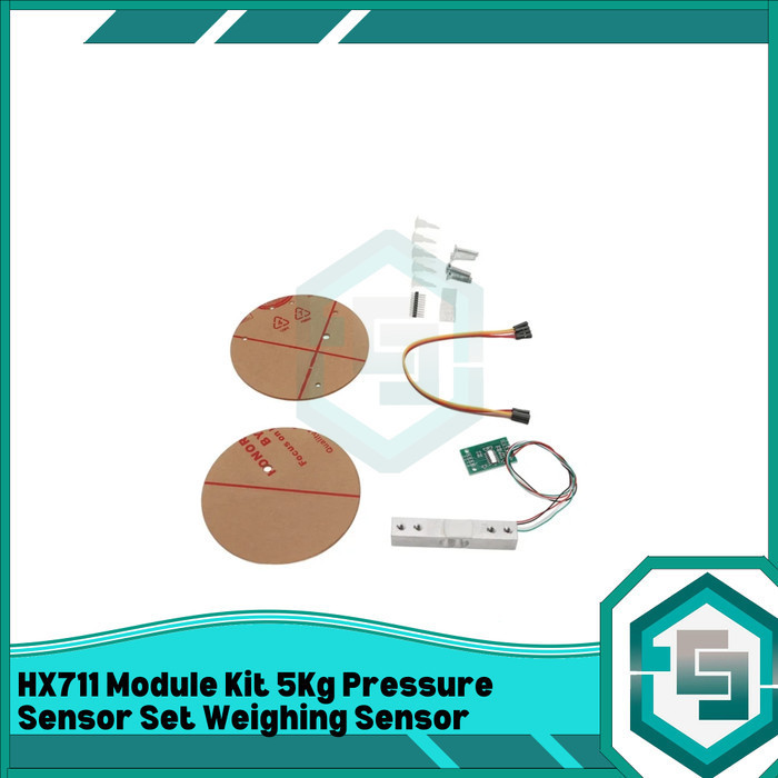 Jual HX711 MODULE KIT 5KG PRESSURE SENSOR SET WEIGHING SENSOR | Shopee ...