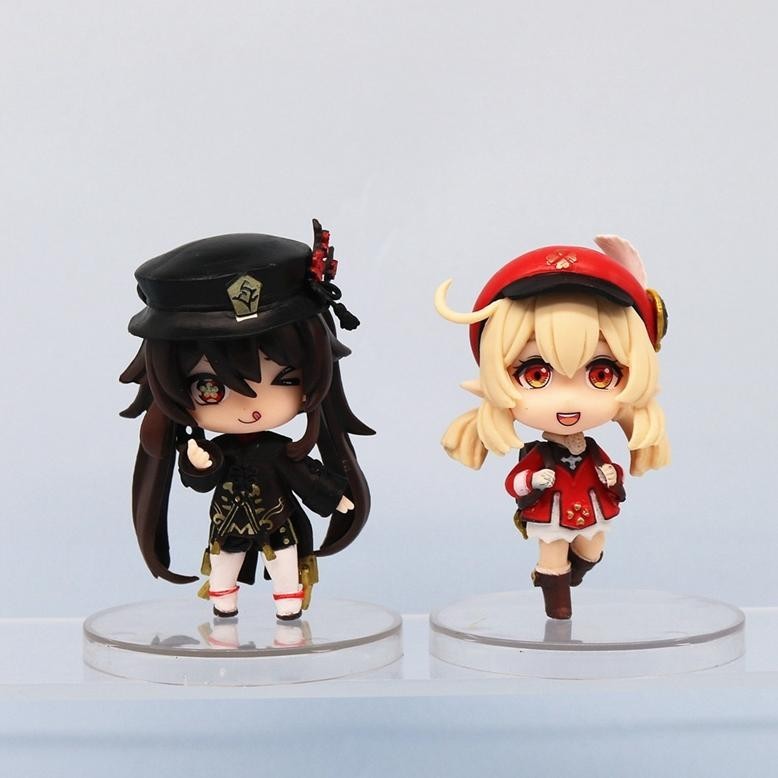 Jual Baru Genshin Impact Chibi Action Figure 10Cm Raiden Shogun Yaemiko ...