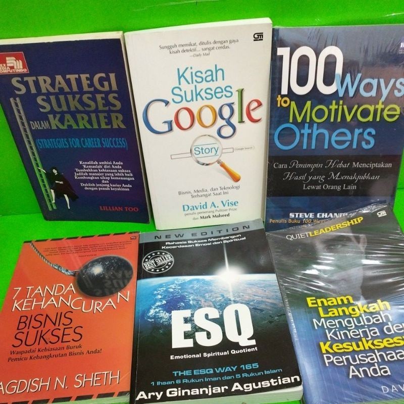 Jual Buku Motivasi 1 - 600 gr Preloved Biografi, Memoar, Motivasi , pengembangan diri, Bisnis ...