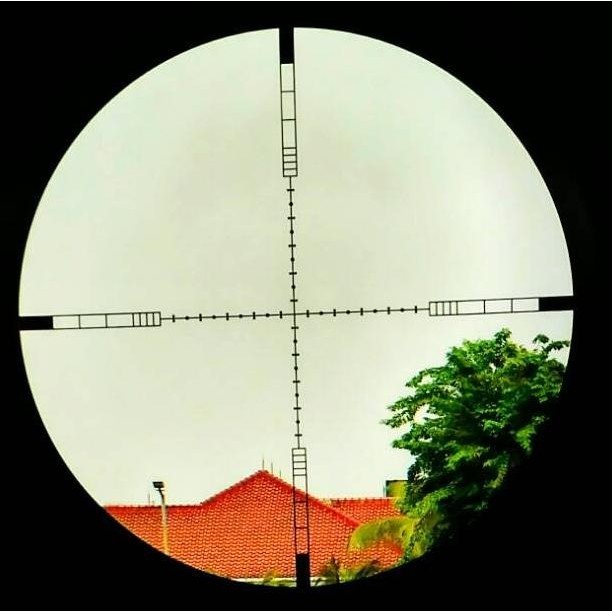 Jual Teleskop Senapan Angin Gamo Reticle Hk 3-9X40 Rgb Tutup Flip Biru ...
