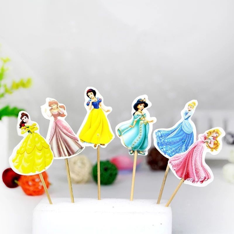 Jual cake topper toper cupcake tusuk frozen minion doraemon hello kitty ...