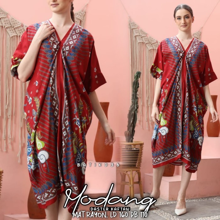 Jual Promo! Daster Kaftan Jumbo Batik Wanita Baju Tidur Kelelawar ...