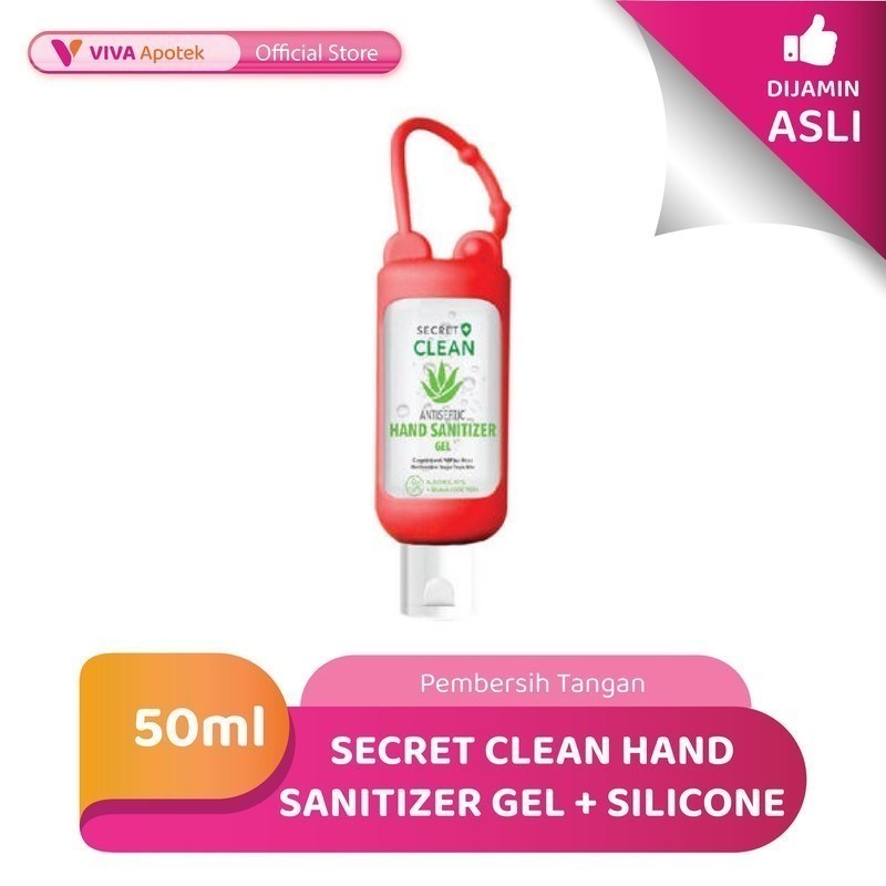 Jual Secret Clean Hand Sanitizer Gel + Silicon (50 ml) | Shopee Indonesia