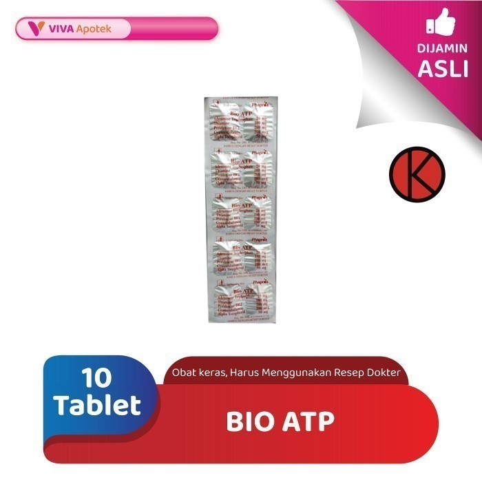 Jual Bio ATP / Vitamin B / Vitamin E / Gangguan Otot (10 Tablet ...
