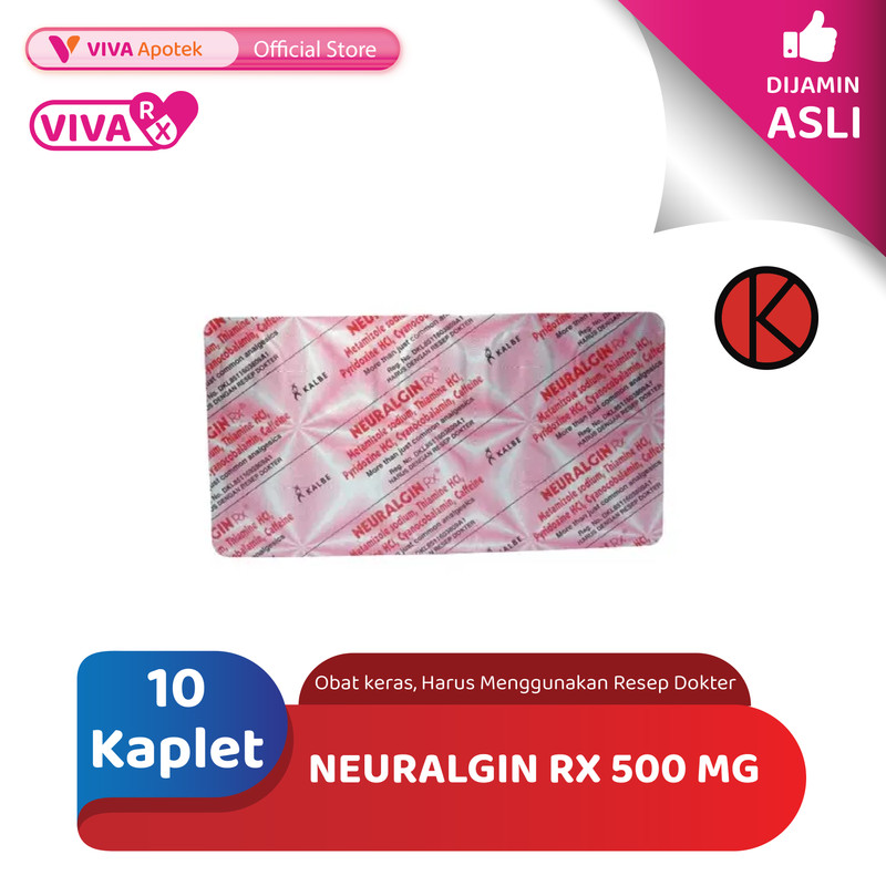 Jual Neuralgin Rx 500 mg (10 Kaplet) | Shopee Indonesia
