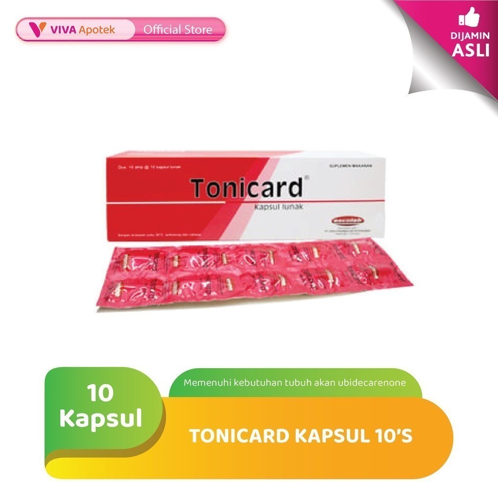 Jual Tonicard untuk Memelihara Kesehatan Tubuh dan jantung (10 Kapsul ...