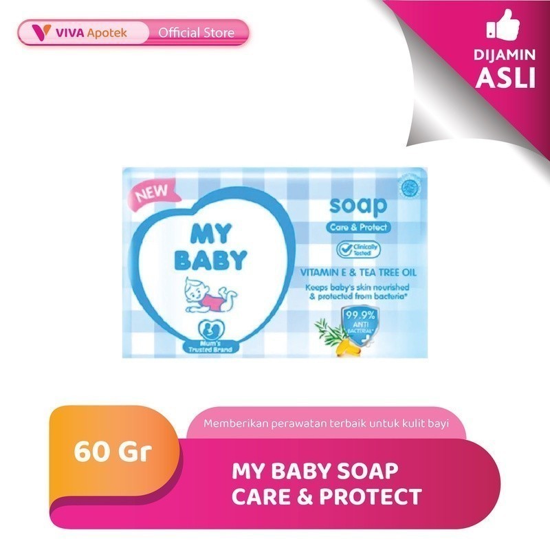Jual My Baby Soap Care & Protect (60 Gram) | Shopee Indonesia