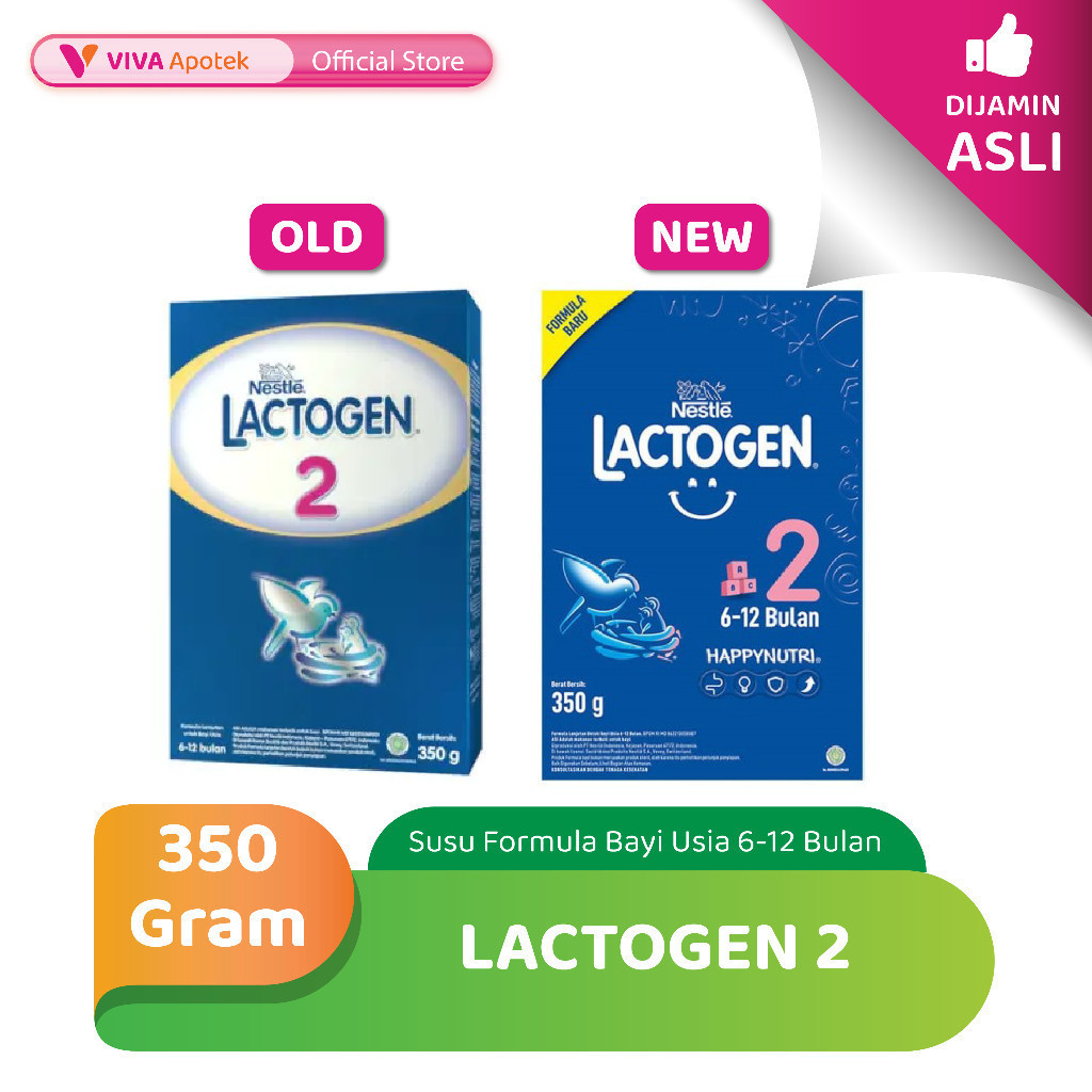 Jual Lactogen 2 Susu Formula Bayi Usia 6-12 Bulan - 350Gr | Shopee ...