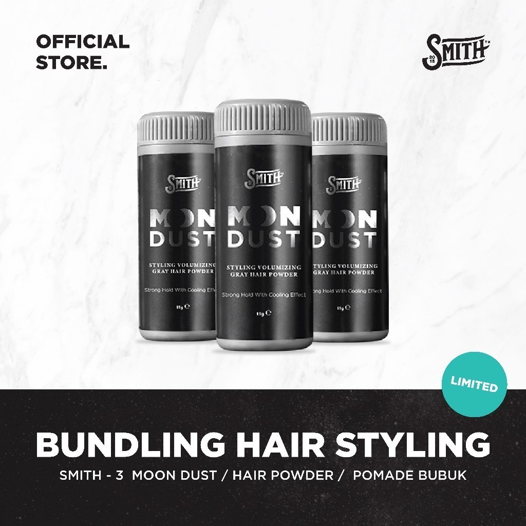Jual SMITH - 3 Moon Dust / Hair Powder / Pomade Bubuk | Shopee Indonesia