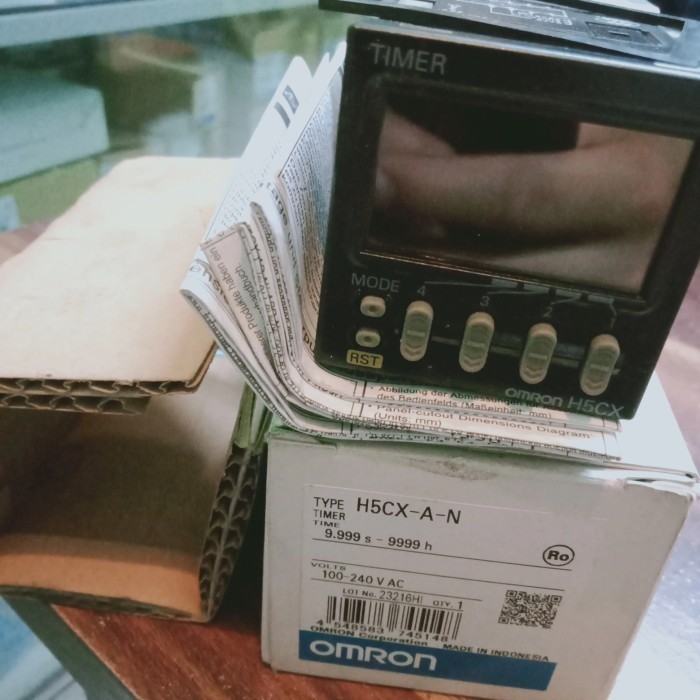Jual Ready TIMER OMRON H5CX-A-N/TIMER H5CX-A-N OMRON ORIGINAL ASLI ...