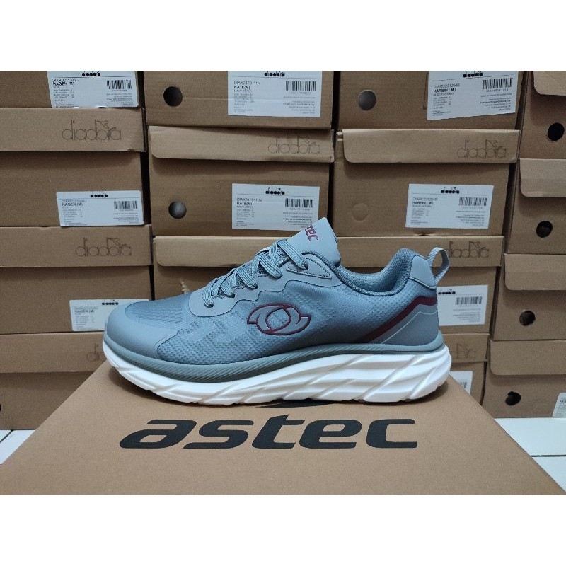 Jual Sepatu Astec IAN Running Original Pria - Grey | Shopee Indonesia