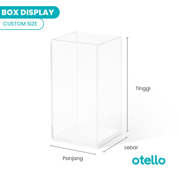 Jual Custom Ukuran Box Display Akrilik Custom Display Tempat Mainan Box ...