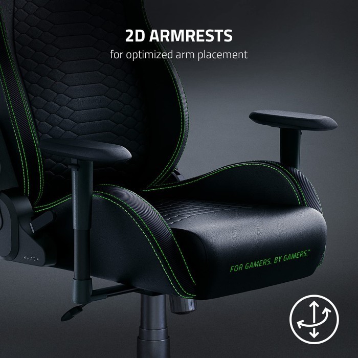Jual Razer Iskur X Ergonomic Gaming Chair For Hardcore Gaming Kursi ...