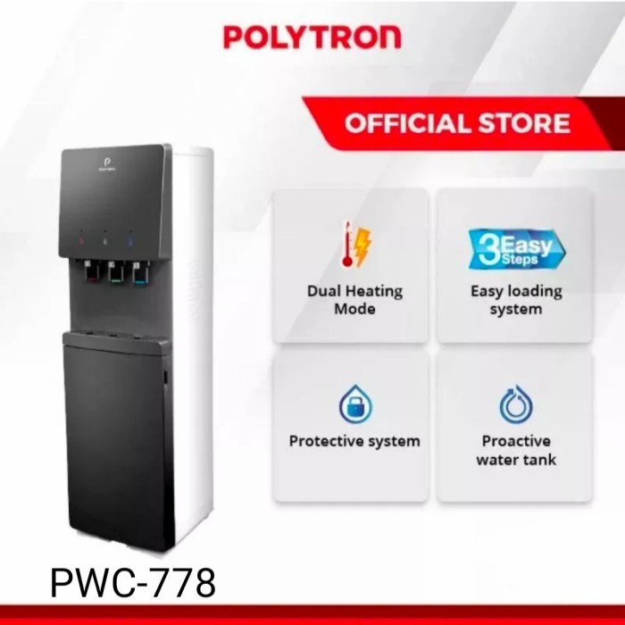 Jual Water Dispenser Galon Bawah Polytron Pwc778Lx | Shopee Indonesia
