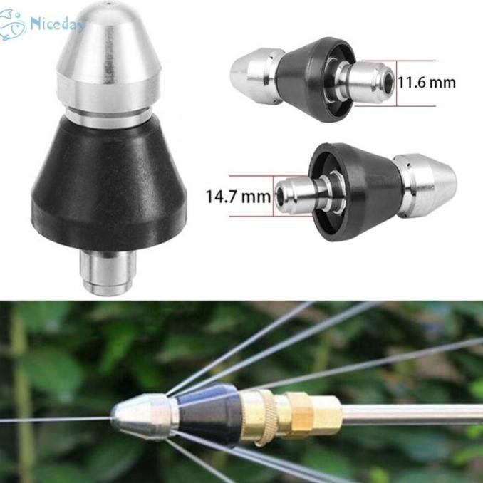 Jual #Niceday-1/4'' High Pressure Drain Nozzle Sewer Pipe Cleaner Jet ...