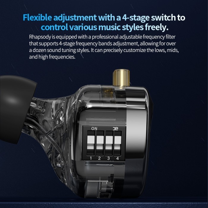 Jual Cca Rhapsody Basshead In Ear Metal Earphone 2 Dd + 4Ba With Mic ...