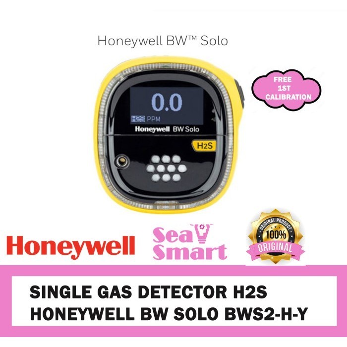 Jual Single Gas Detector Honeywell Bw Solo H2S Original | Shopee Indonesia
