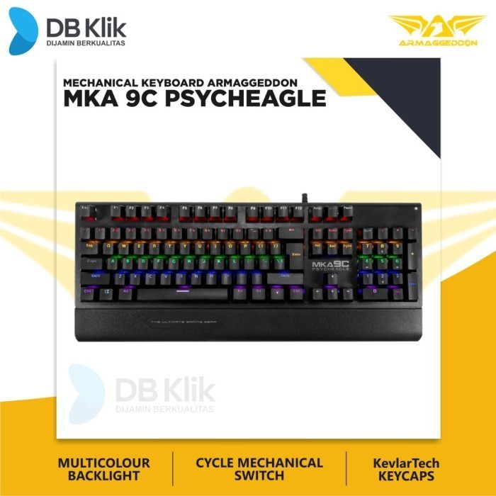 Jual Keyboard Armaggeddon Mka-9C Psycheagle - Keyboard Armaggeddon Mka 9C | Shopee Indonesia