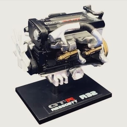 Jual Miniatur Engine Nissan Skyline Rb26Dett - Skala 124 | Shopee Indonesia