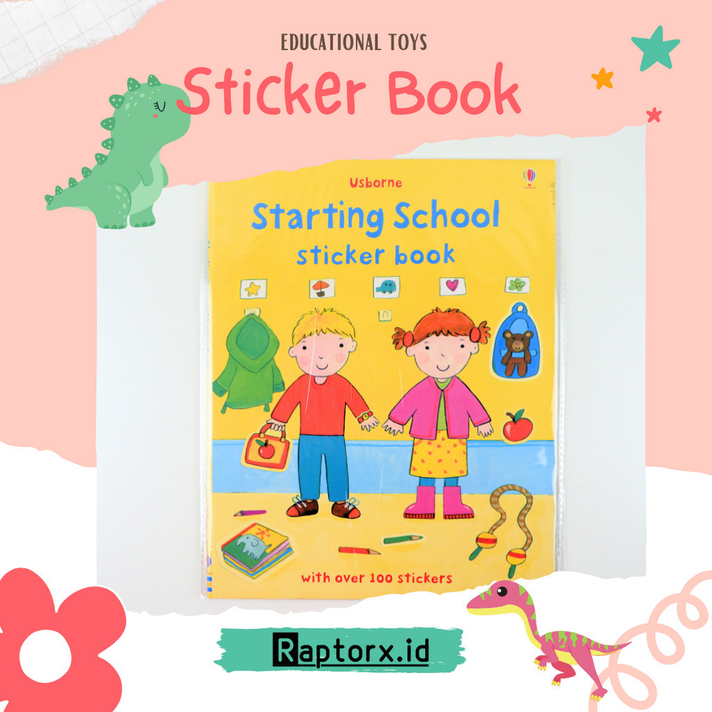 Jual Sticker Book First Sticker Kertas Usborne Buku Menempel Sticker ...
