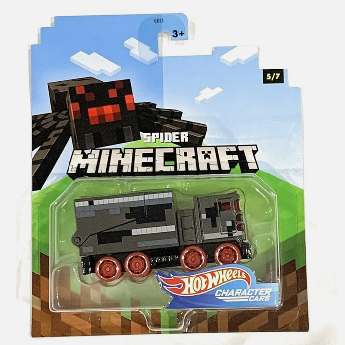 Jual Hot Wheels Minecraft Spider Character Cars Mattel Hotwheels Hw ...