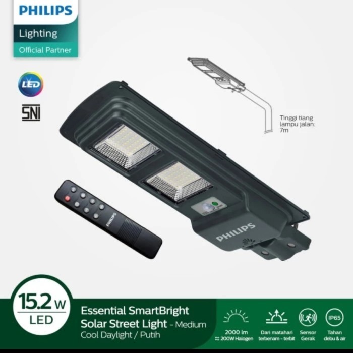 Jual NEW LAMPU JALAN PJU LED SOLAR CELL PHILIPS BRC010 ALL IN 1 ...