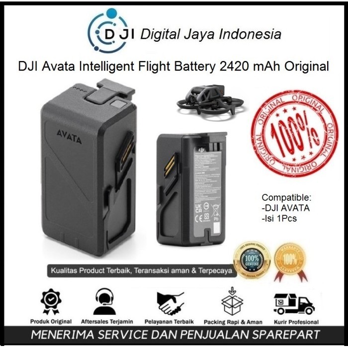 Jual DJI Avata Intelligent Flight Battery 2420 mAh Original AVATA ...