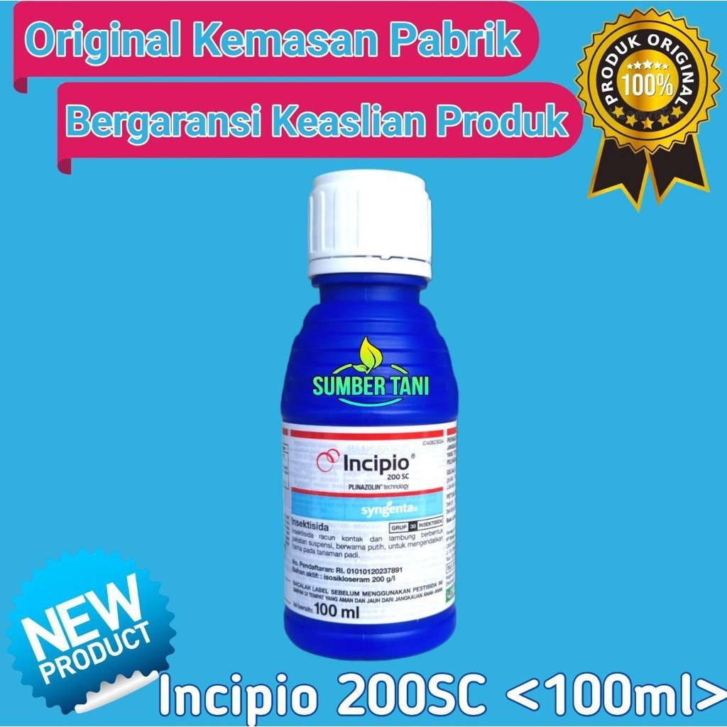 Jual INSEKTISIDA INCIPIO 200 SC | 100ml | PENGENDALI HAMA PADI AMPUH ...