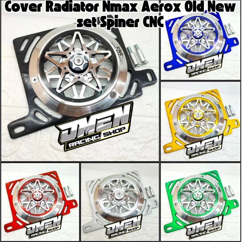 Jual Cover Radiator Set Spiner Spinner Motif Bintang CNC YAMAHA NMax ...