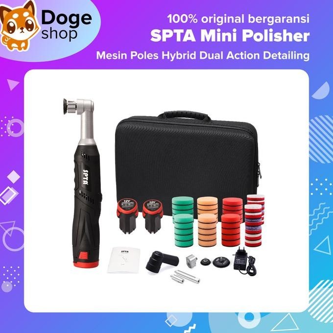 Jual Ready Spta Mesin Poles Dual Action Rotary Mini Cordless Polish ...
