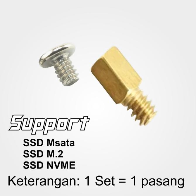 Jual Baut Ssd M2 Nvme Msata M2 Sata Screw Mur | Shopee Indonesia