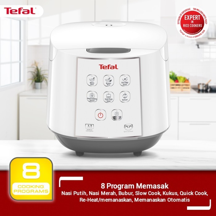 Jual Tefal Easy Rice Rk7321 - Rice Cooker Magic Com | Shopee Indonesia