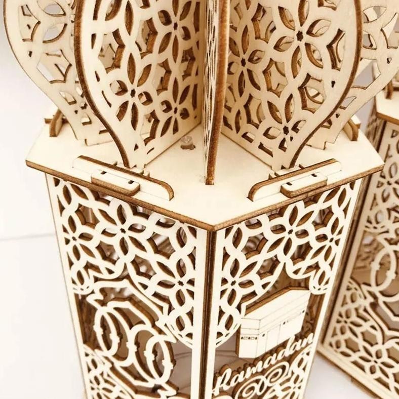 Jual CR - HO Lampu Lentera LED Bentuk Masjid Dekorasi Hiasan Ramadhan ...