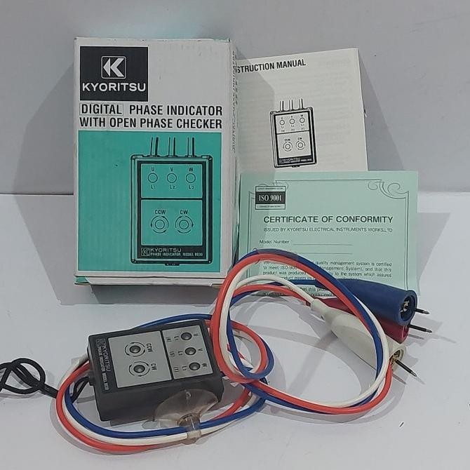 Jual Kyoritsu 8030 3 Phase Checker Alat Ukur Arus Listrik | Shopee ...