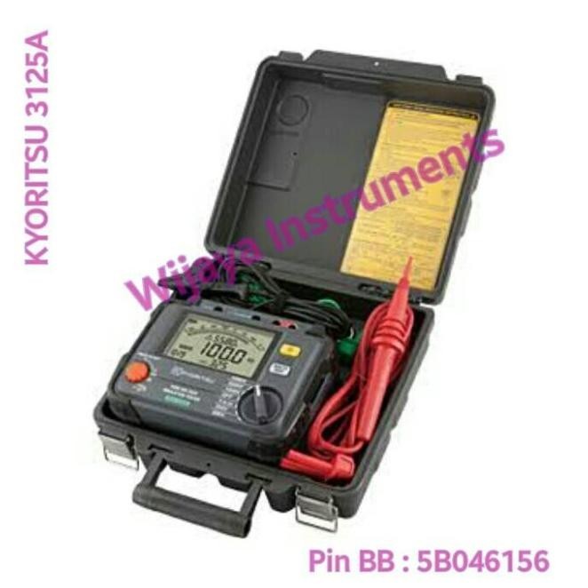 Jual Kyoritsu 3125A High Voltage Insulation Tester / Megger 5000V ...
