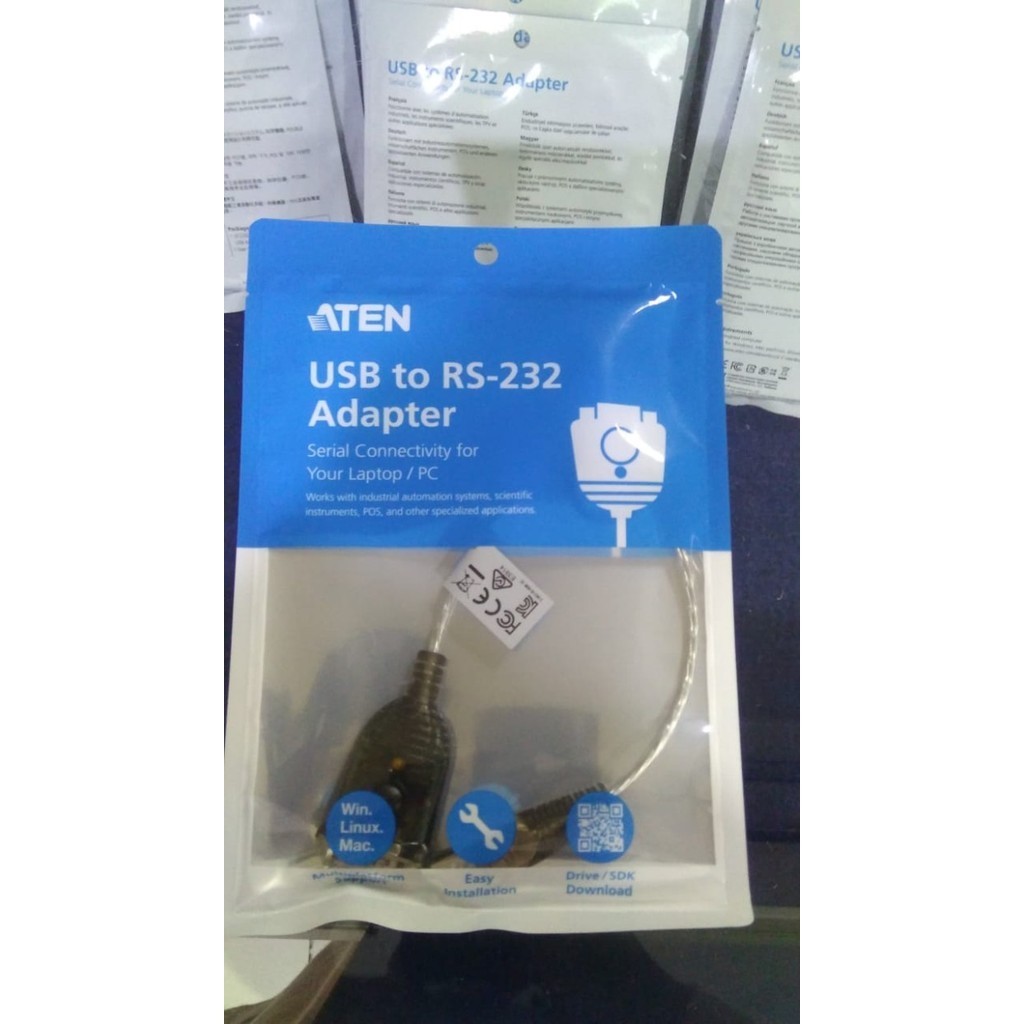 Jual New!!! Aten UC232A USB to RS-232 Adapter (35cm) | Shopee Indonesia