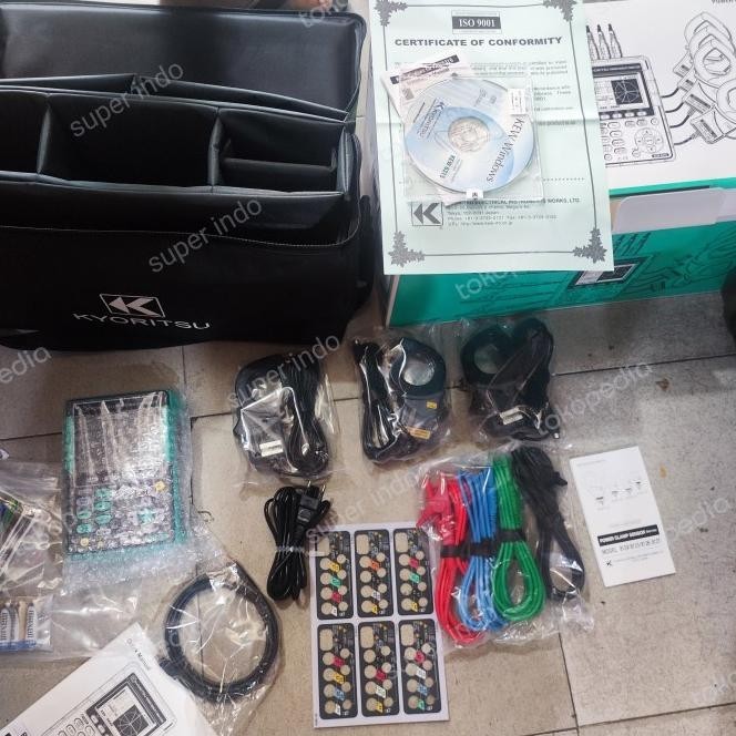 Jual Kyoritsu Kew 6315-01 Power Quality Analyzer Meter With 3Pcs Clamp ...