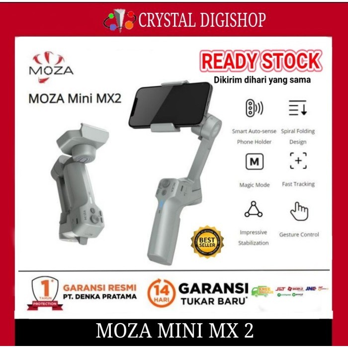 Jual MOZA Mini MX2 / MX 2 - 3-Axis AI Smartphone Gimbal | Shopee Indonesia