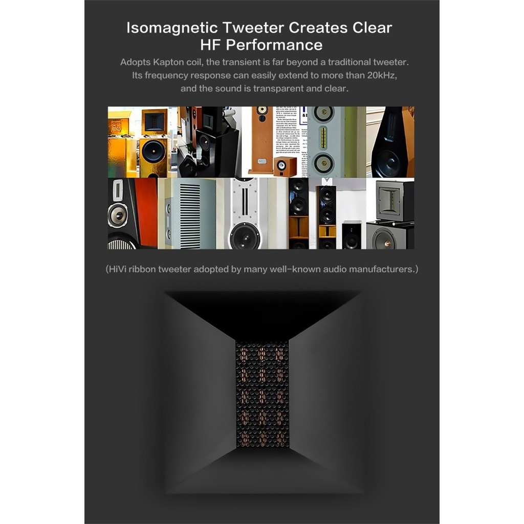 Jual Swans Hivi D200 2.0 Professional Ribbon Wireless Speakers Rms 260 ...