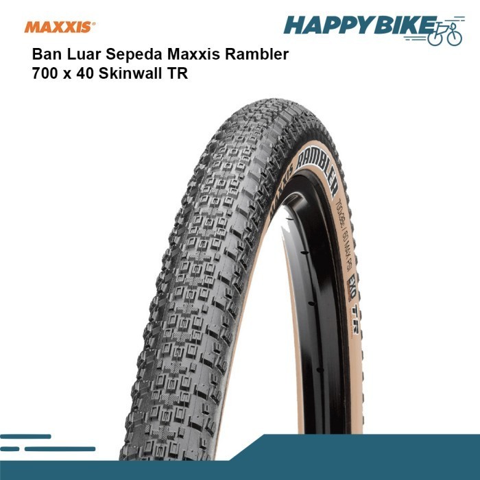 Jual Maxxis Tire Ban Luar Sepeda Road Bike Rambler 700 X 40 Skinwall Tr ...