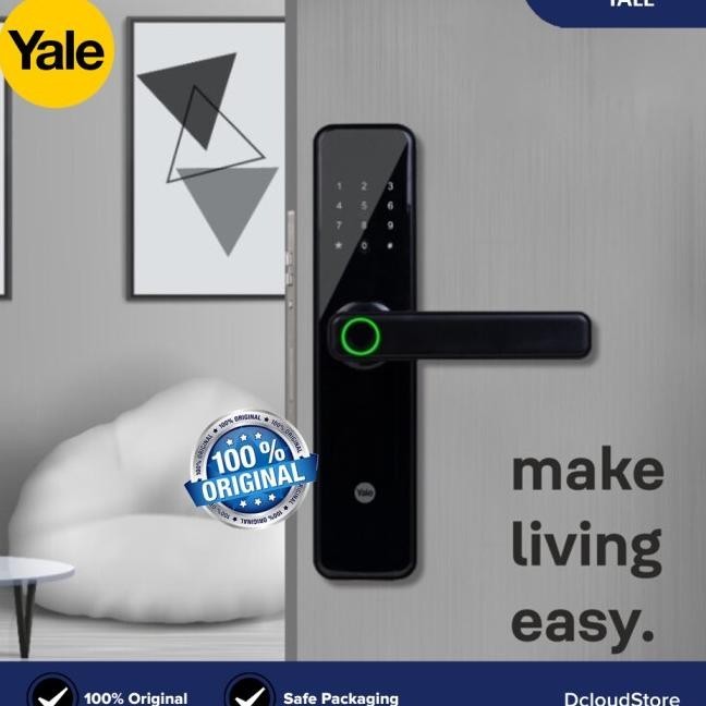 Jual Smart Door Lock Yale Fingerprint Rfid Card Pin Ddl Digital ...