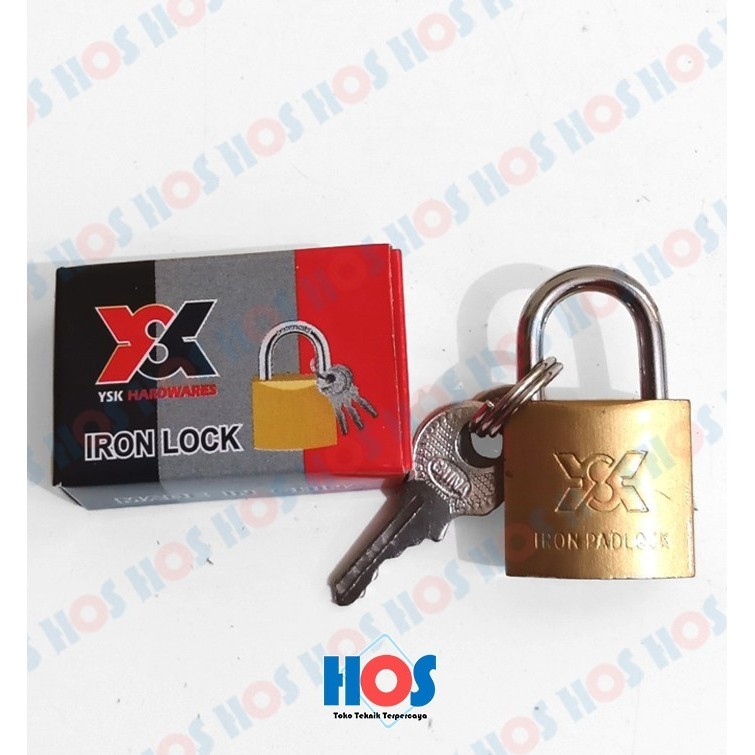 Jual ------] Gembok kuning besi 25mm | Shopee Indonesia