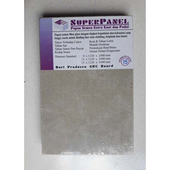 Jual GRC Board Super panel / Superfloor 15mm | Shopee Indonesia