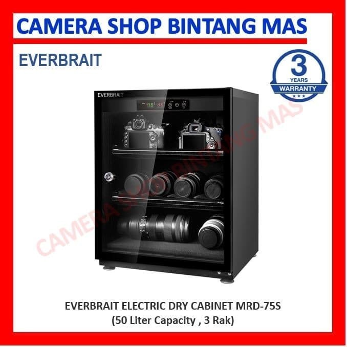 Jual Everbrait Electric Dry Cabinet Mrd-75S For Camera Lens (70 Liter ...