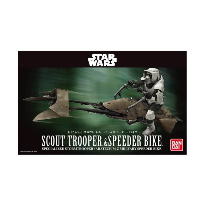 Jual GUNDAM STAR WARS PLAMO SCOUT TROOPER&SPEEDER BIKE 96693/KB ...